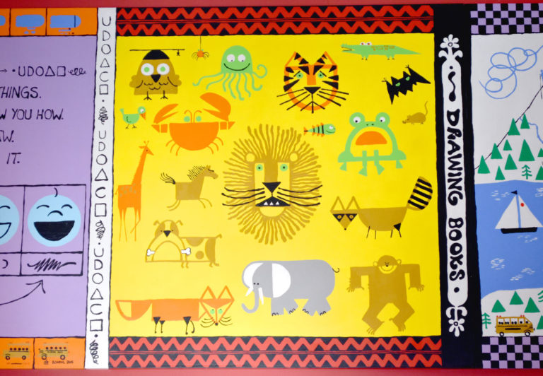 Ed Emberley’s Classic How-To-Draw Books Inspire Cambridge Library Mural ...