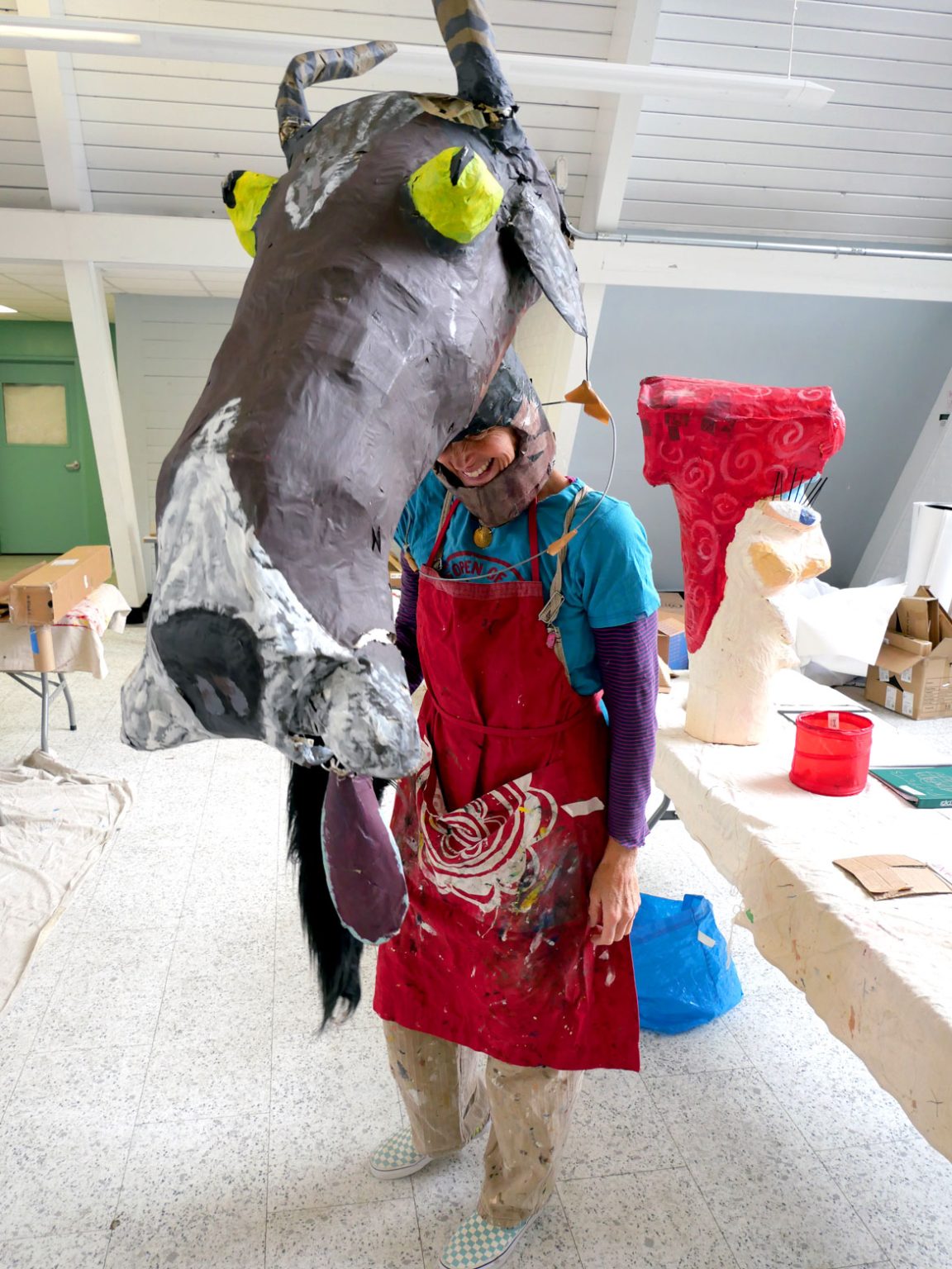 Building ‘The Giant Puppet And People Making Mayhem Parade’ – WONDERLAND