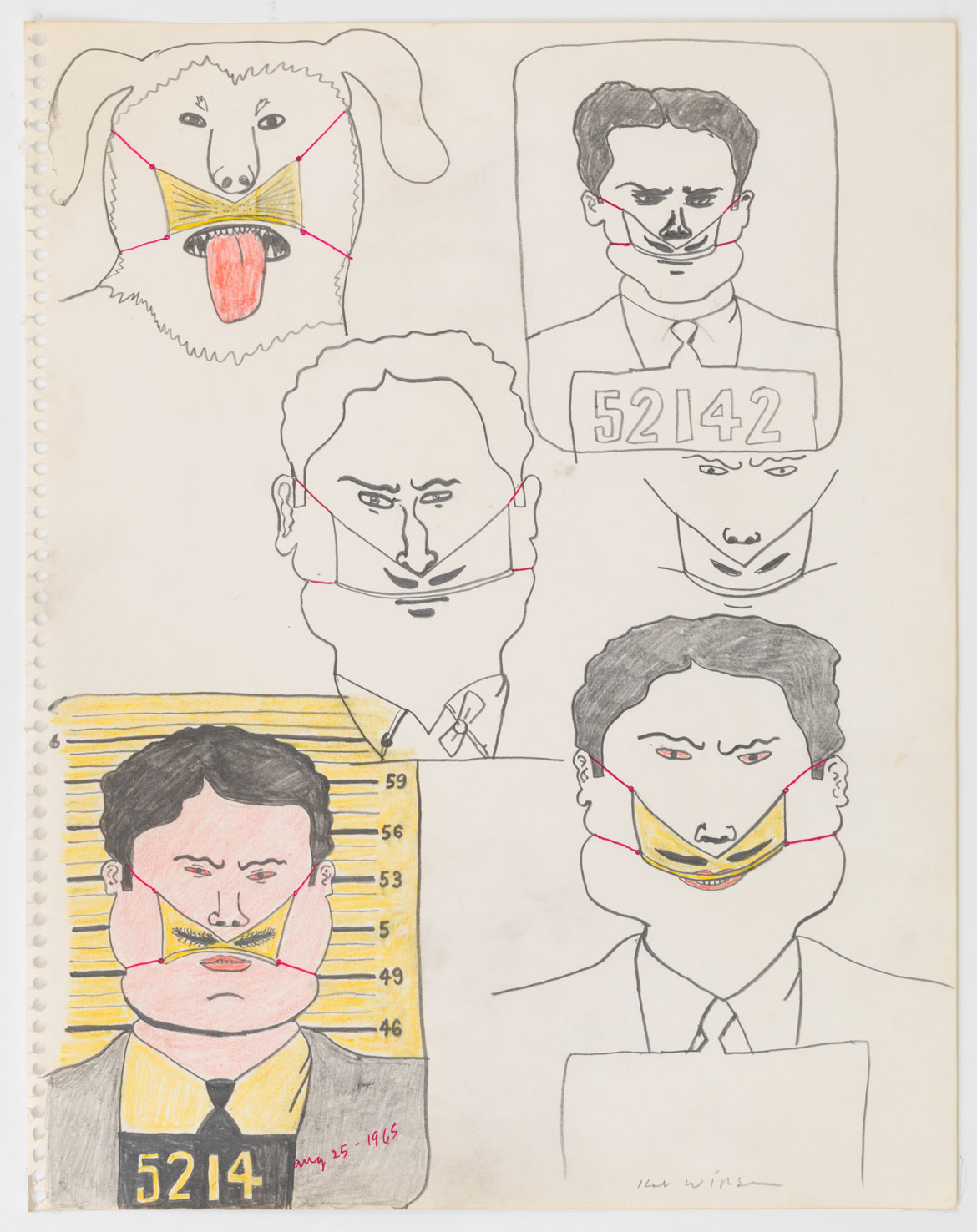 Sketchbook Drawings By Dazzling Weirdo ’60s Psychedelic Chicago Artist ...